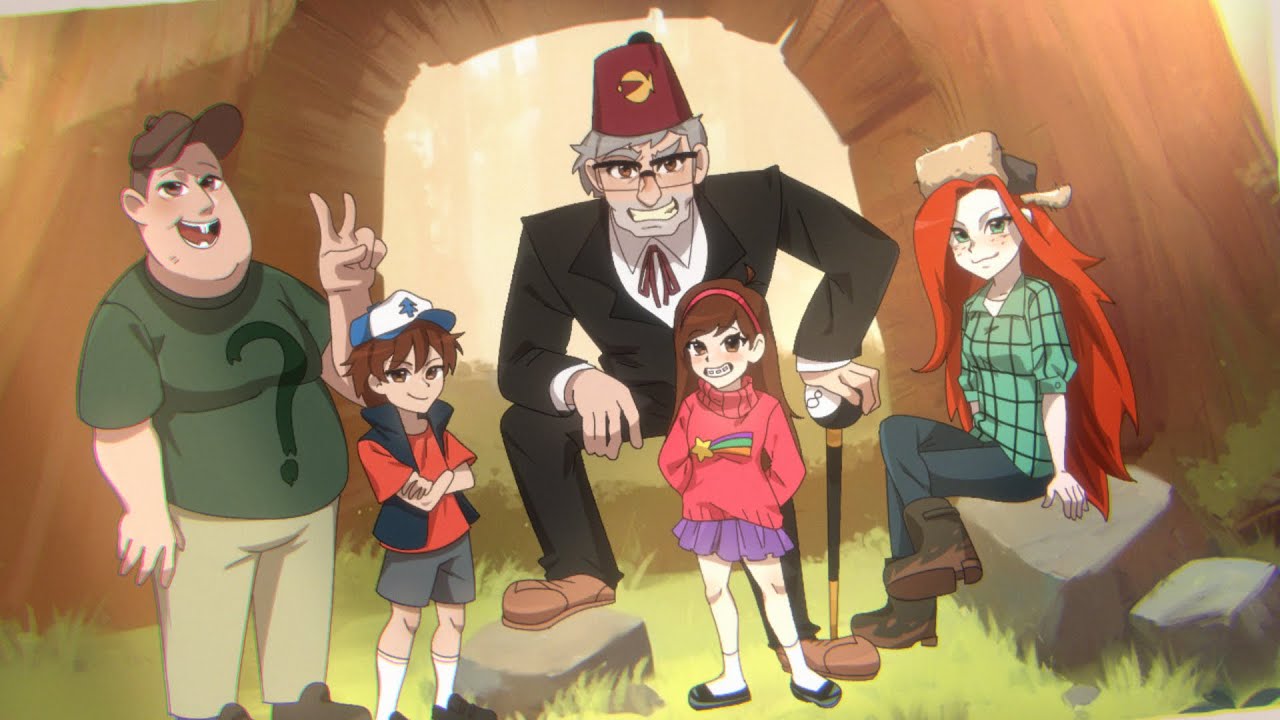Gravity Falls Anime Opening (Animation)