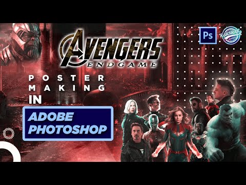 Avengers EndGame Poster Making in Adobe Photoshop CS6