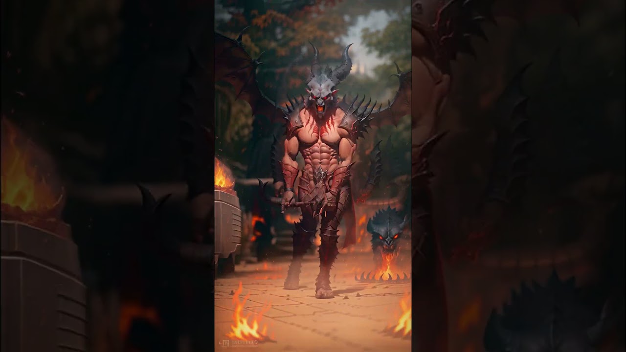A demon unleashed from the marble 🔥  (Ai - Stable Diffusion - Deforum) #Shorts
