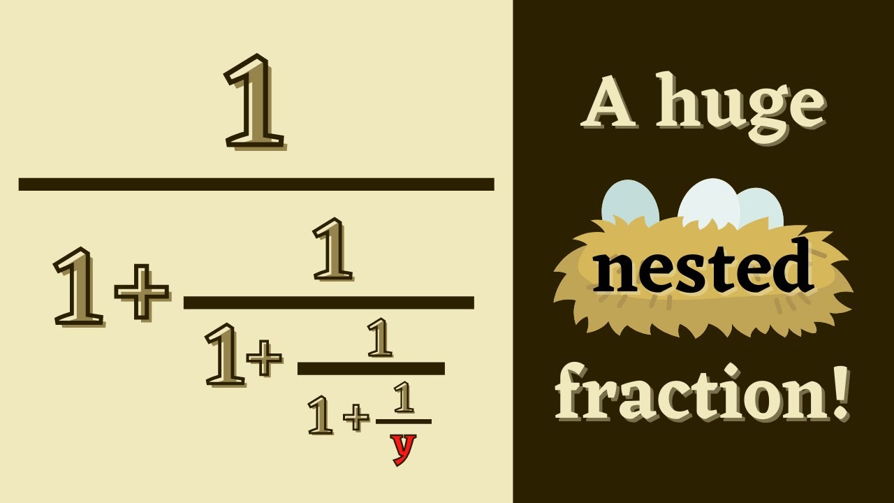 A trick to simplify this nested fraction!