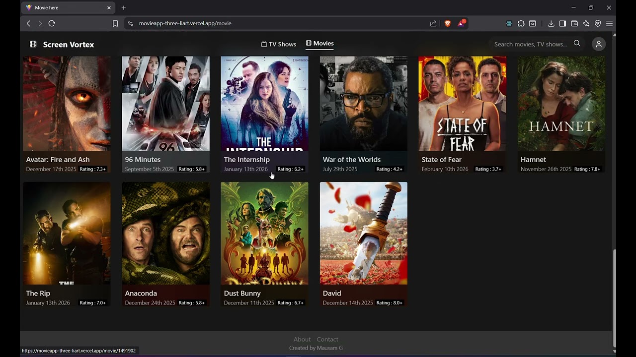 React Movie App Using API | Search, Details, Responsive Design