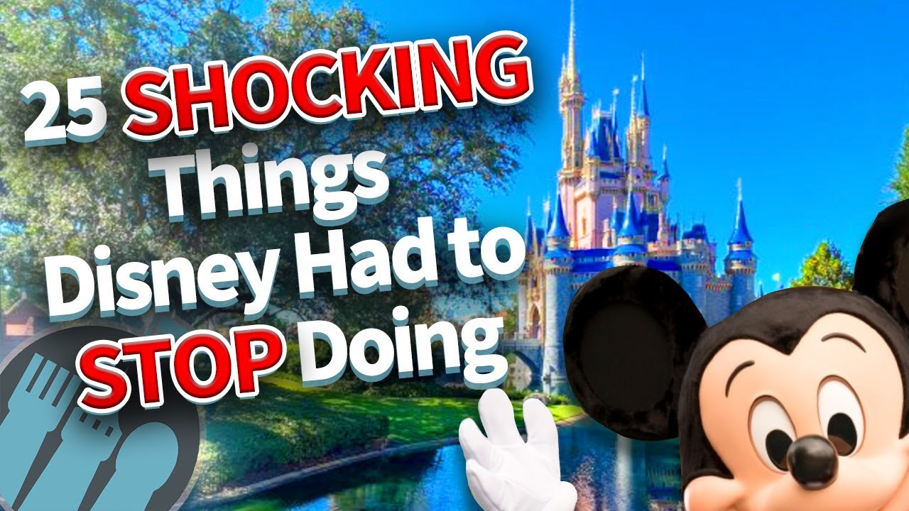 MyDisneyFix | 25 Shocking Things Disney Had to Stop Doing | DFBGuide