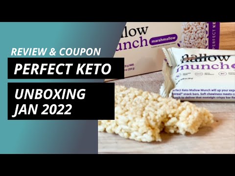 Perfect Keto Bars Review, Unboxing, Tasting Jan 22'