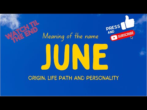 Meaning of the name June. Origin, life path & personality.