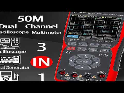 ZOYI color screen handheld dual-channel oscilloscope Multimeter 703s auto repair instrument mul