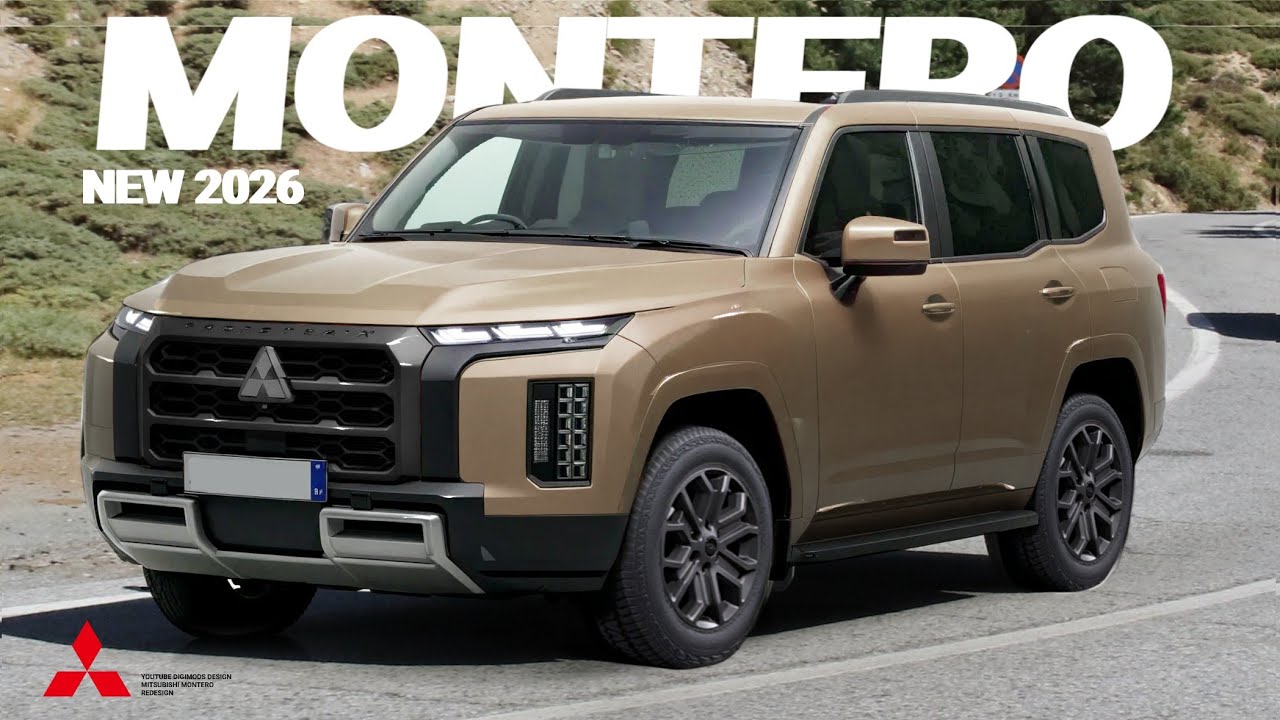 New 2026 Mitsubishi Montero Virtually Ditches All Camo in Preparation ...
