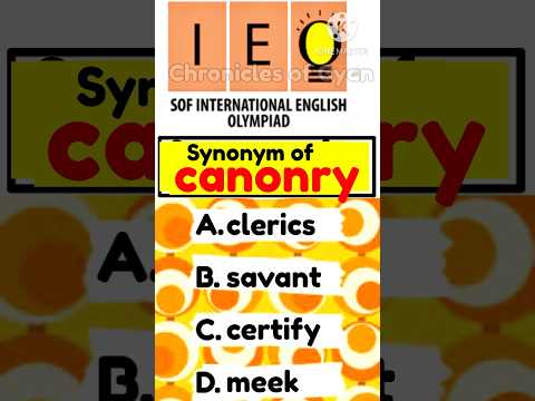 English Olympiad Synonyms