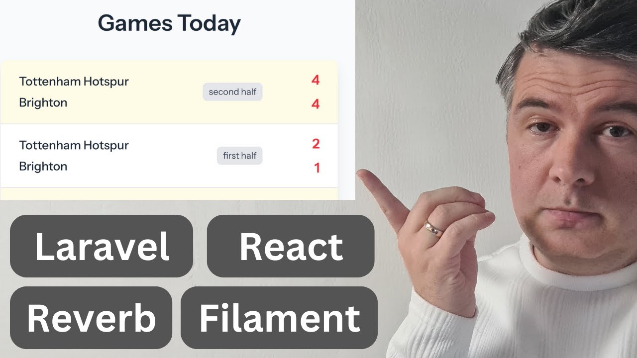 Live-Score Demo Project: Laravel, Reverb, Filament and React.js