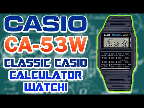 Casio CA-53W ⌚️ Vintage Classic - The Casio Calculator Watch 🧮 #casio #calculator #vintage #review