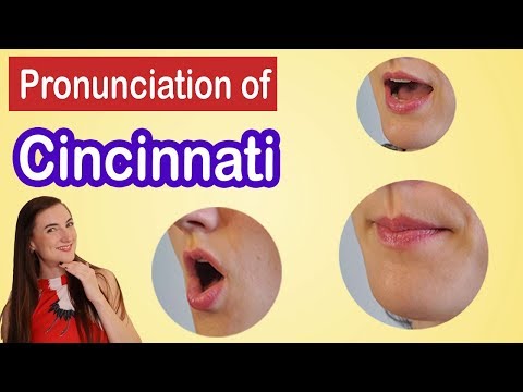 How to pronounce Cincinnati, American English Pronunciation Lesson