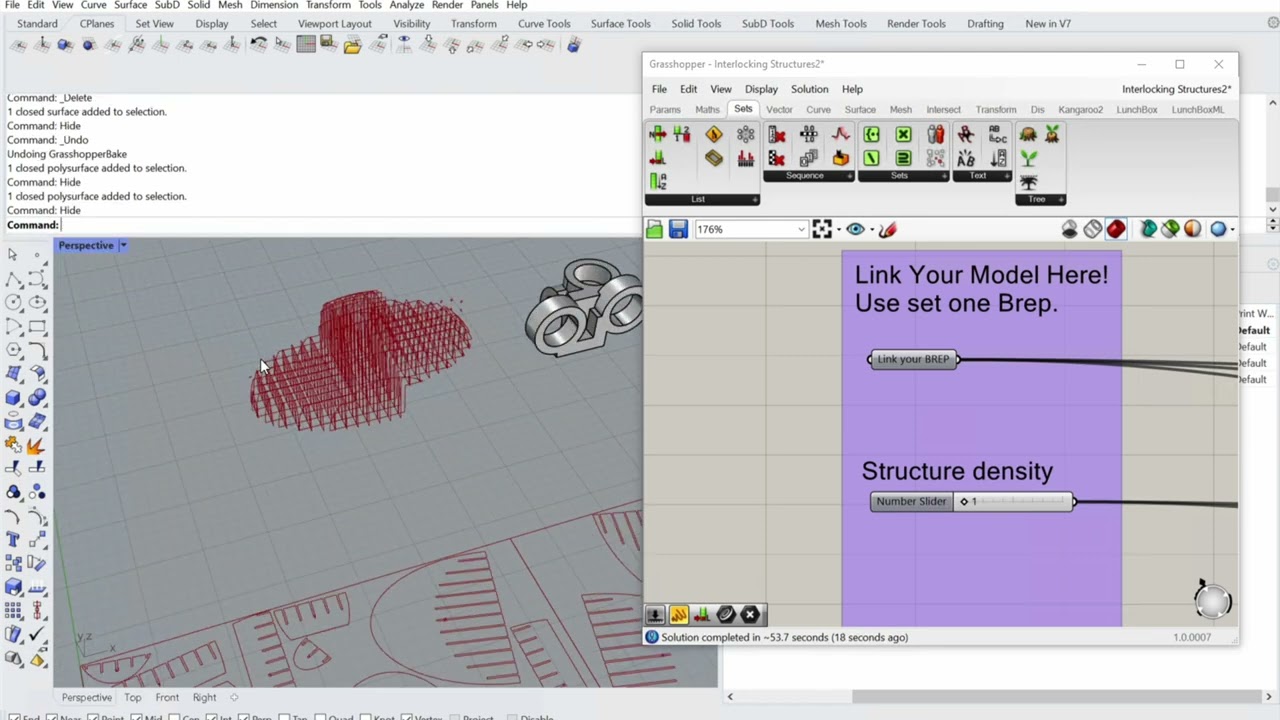 Arch 301 - Interlocking Structures Grasshopper Tests
