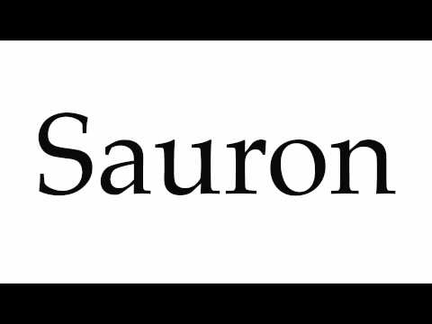 How to Pronounce Sauron