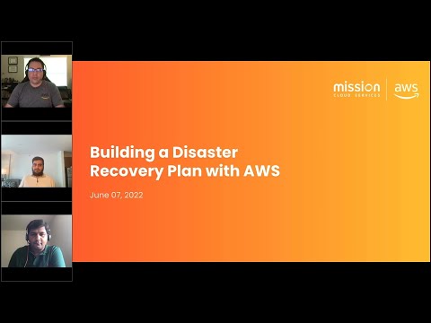 Building a Disaster Recovery Plan with AWS