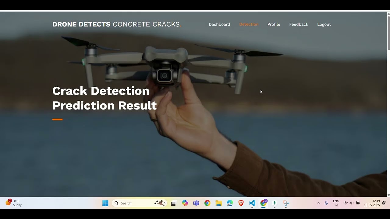 Crack Detect – Drone-Based Crack Detection in Structural Buildings Using Deep Learning | Codebook.in