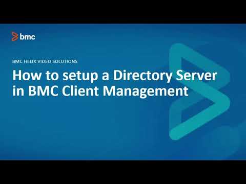 BMC Client Management (BCM): How to setup a directory server in BCM