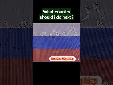 Russian flag map #geography #russia #flag #viral #map