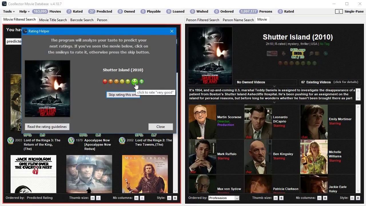 Coollector Movie Database - Recommendation System