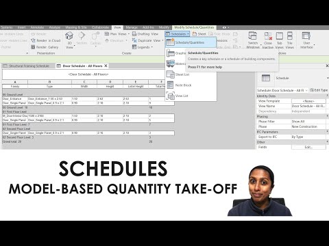 Module 10: Schedules and QTO | Learning Revit Online