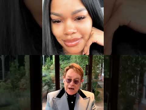 TAYANA TAYLOR IN LIVE WITH ELTON JOHN ON INSTAGRAM