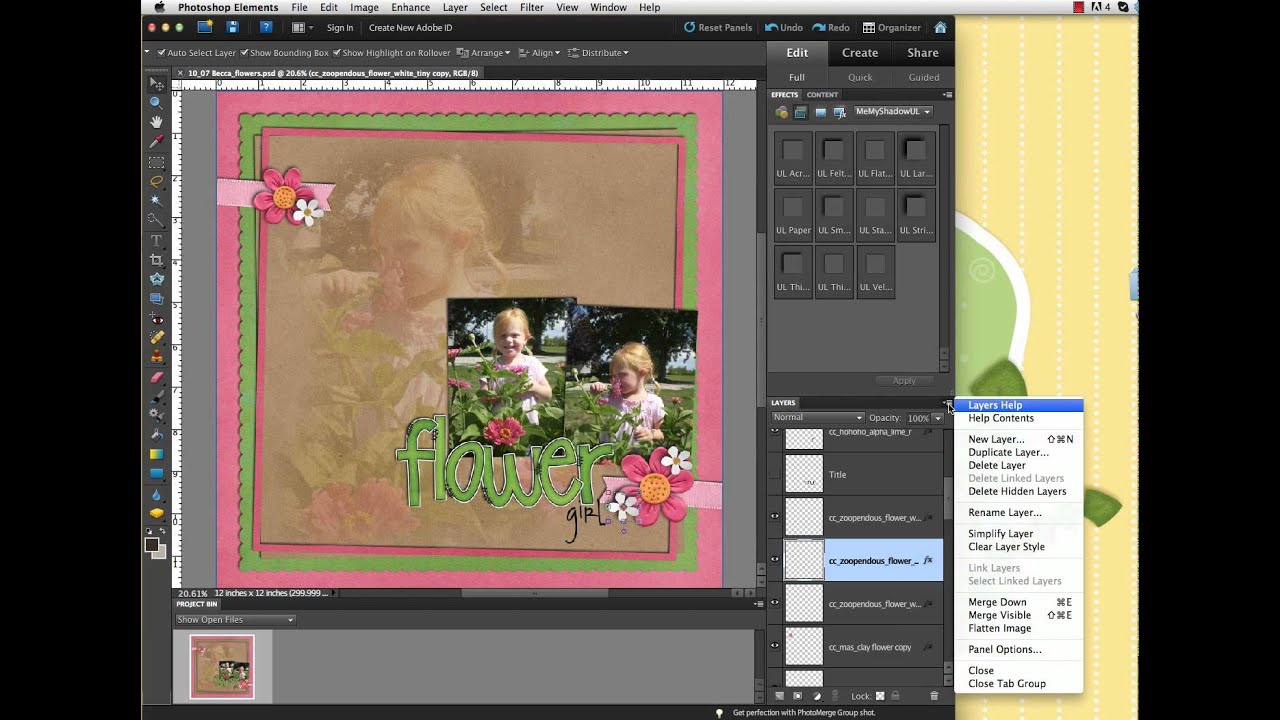 Digital Scrapbook Tutorial - Easier to See Your Layers.mp4