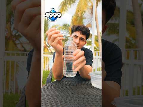 How Many Drops to Fill a Water Bottle?
