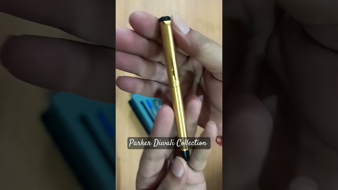 Parker Vector Gold Roller Ball Pen Diwali Gift Packing | MRP RS 850 #costly #premium