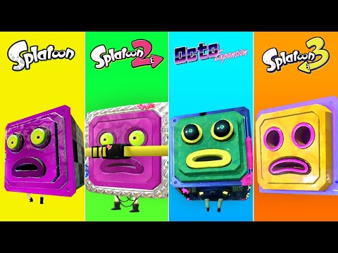 Evolution of Octostomp in Splatoon Games (2015-2022)