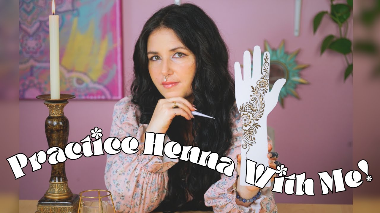 Simple Party Henna Design Tutorial for Beginner Henna Artists #henna #mehndi #hennatutorial