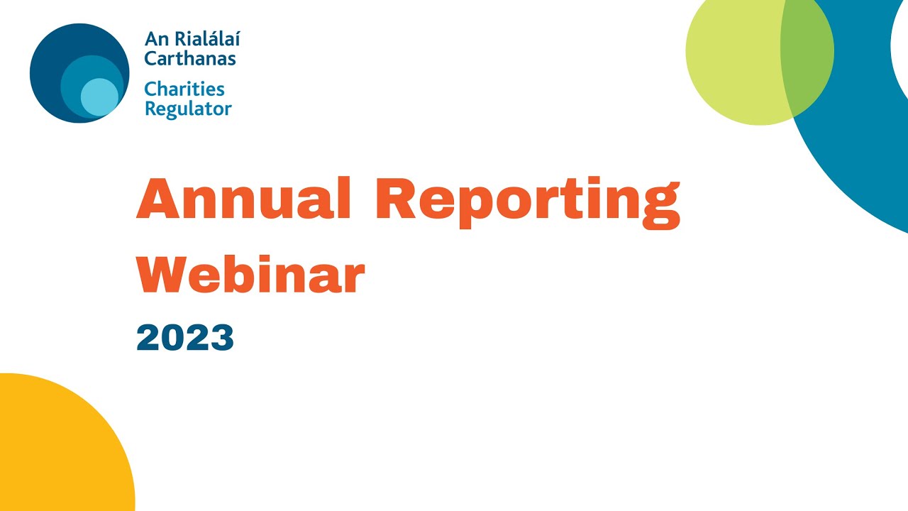 How to prepare your charity's annual report form to the Charities Regulator