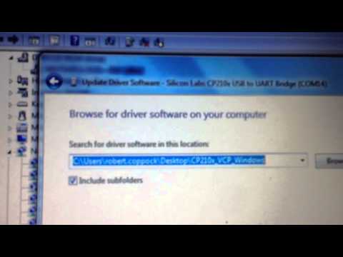 Afro USB programming tool driver installation on Windows PC