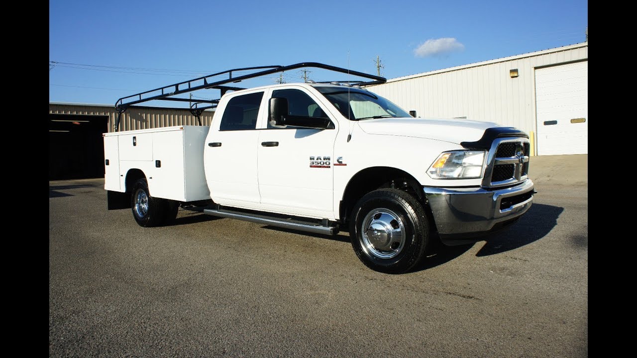 2015 RAM 3500 UTILITY TRUCK SERVICE TRUCK MECHANICS TRUCK CUMMINS DIESEL DODGE