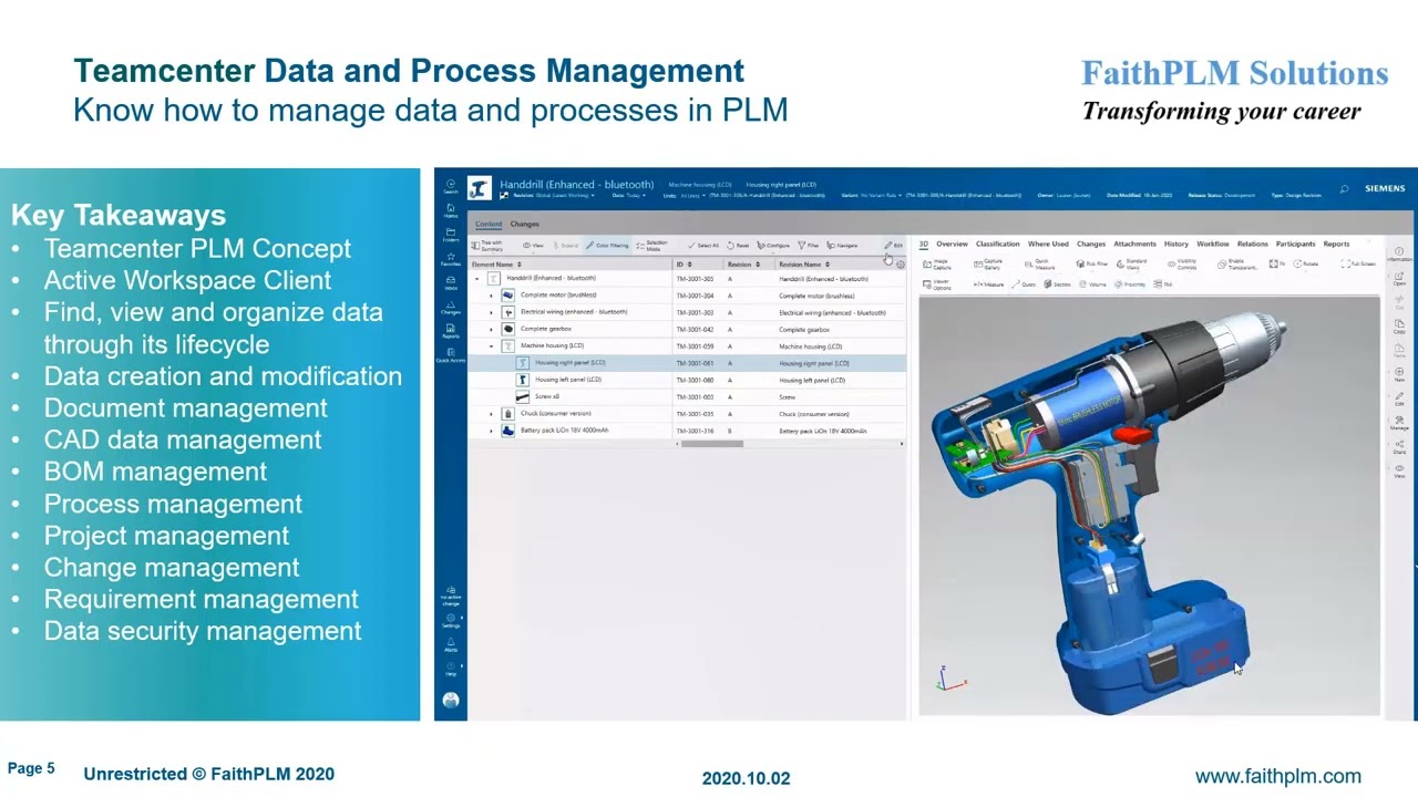 Teamcenter PLM Training for Industry Professional and Fresher by SIEMENS Authorized Training Partner