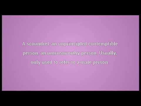 Blaggard Meaning