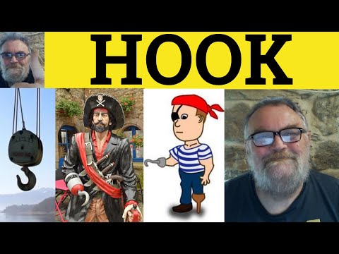 🔵 Hook Meaning - Hook ON Examples - Define Hooked - Hooked ON - Dependent Prepositions - ESL