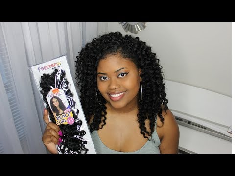 Freetress Beach Curl Crochet Braids!