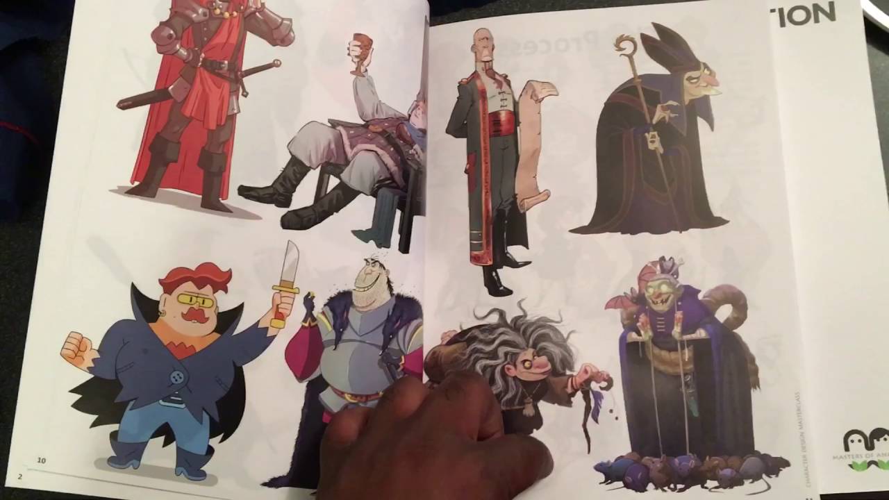 Art book view (Character Design Masterclass)