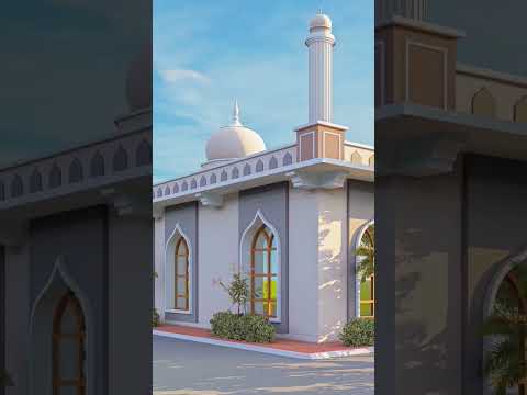 Bueatiful Masjid 3d Design. #shorts #youtubeshorts #design #foryou #architecture #architect #art