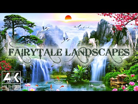 3 HRS of Fairytale Landscapes - 4K Relaxing Wallpapers Slideshow with Fantastic Scenery (no sounds)
