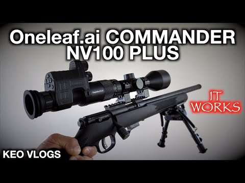 Commander NV100 Plus 3-12X56 Day & Night Vision Rifle Scope