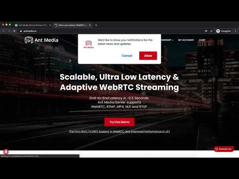 Ant media server Review: Pricing - Features & Alternatives