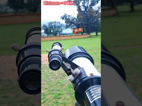 150x Telescope Zoom Test || 5 KM Range Test || F30070m #shorts