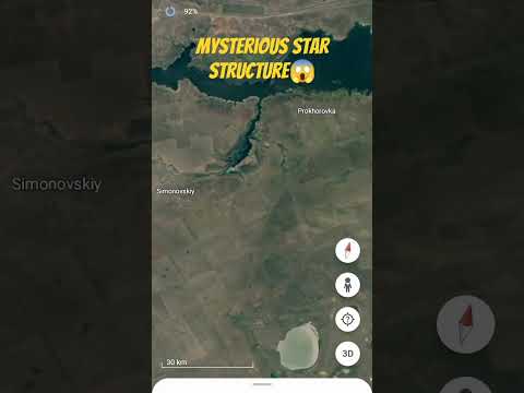mysterious star structure😱 in Google Earth #edm #dj #remix #music #techno #musica #total 🍷🗿