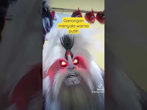 ganongan menyala warna putih