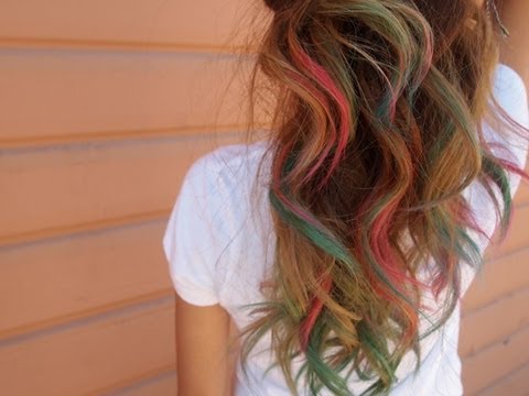 TREND ALERT: Tie-Dyed Hair tips | prevalentmodfashion