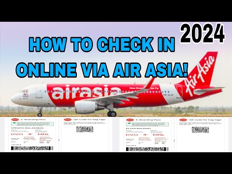 HOW TO CHECK-IN AIR ASIA ON-LINE || TAGALOG TUTORIAL || 2024 UPDATED CHECK-IN #viral #airlines