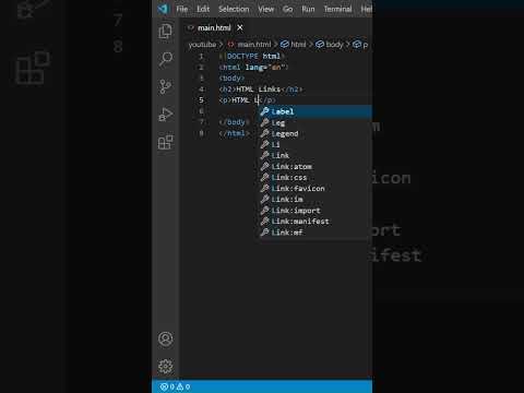 HTML Links | How to add Links in HTML |#code #webdevelopment #shorts #programming