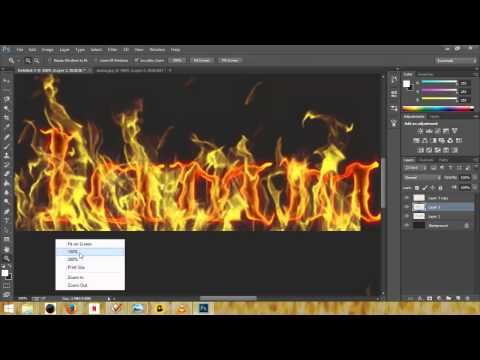 How I made the Flaming Letters