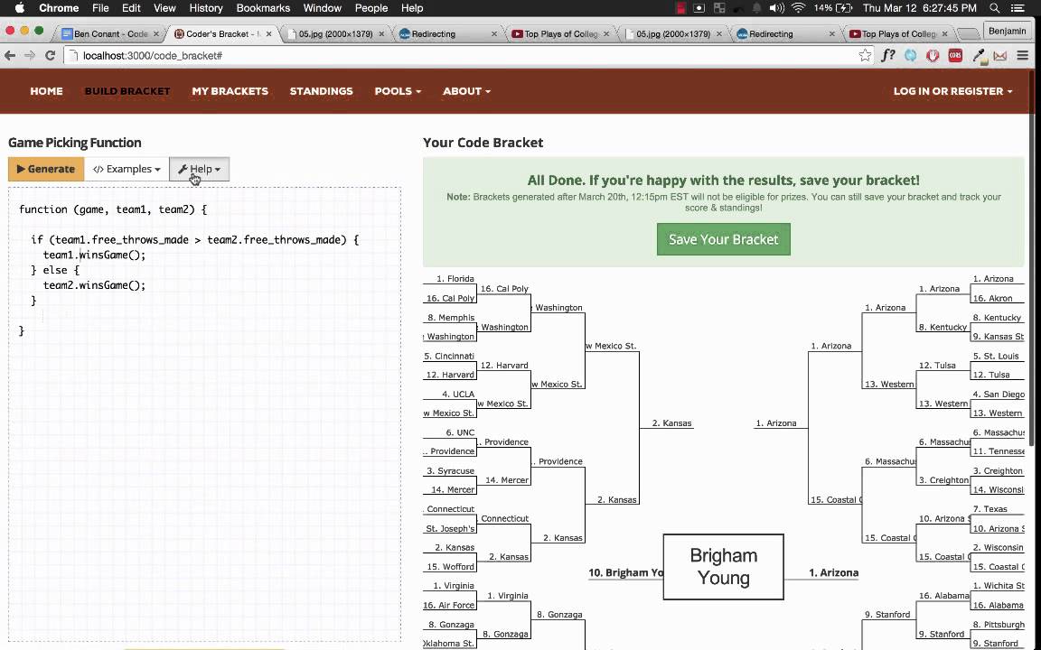 Coder's Bracket - Student Introduction