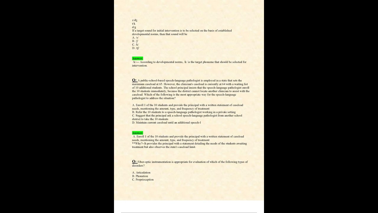 SPEECH LANGUAGE PATHOLOGY SLP PRAXIS EXAM V3 LATEST 2024 2025 UPDATE QUESTIONS AND VERIFIED ANSWERS