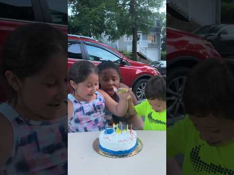 Cousin just can’t help but ruin cousins birthday 🥳 #shortsfeed #comedyvideos #short #shorts